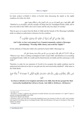 What is a Tāghūt? | PDF | Islam | Religion & Spirituality
