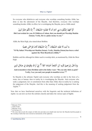 What is a Tāghūt? | PDF | Islam | Religion & Spirituality
