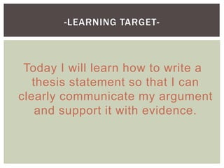 What is a Thesis Statement PPT EA (1).ppt