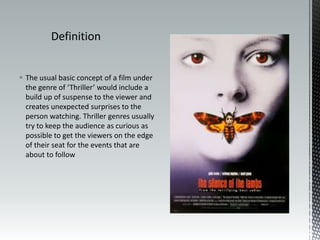 What is a thriller | PPT