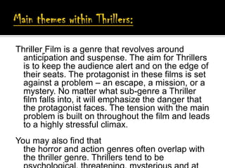 What is a thriller | PPT