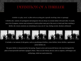 What is a Thriller? | PPTX