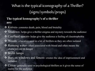 What is a thriller | PPT