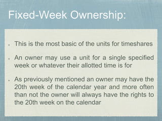 What is a Timeshare? | PPTX