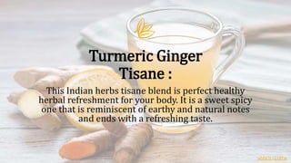What is a tisane | PPTX