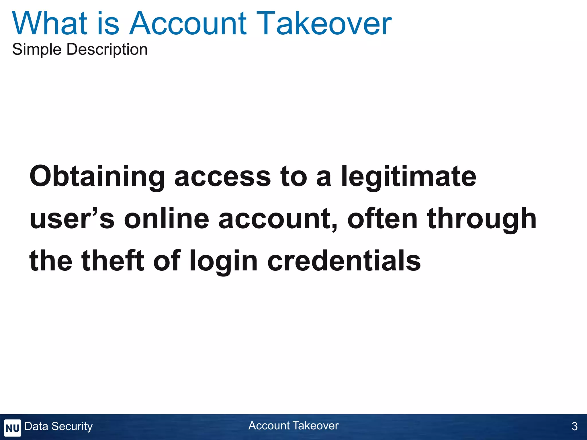 What is Account Takeover - An Introduction to Web Fraud | PPTX
