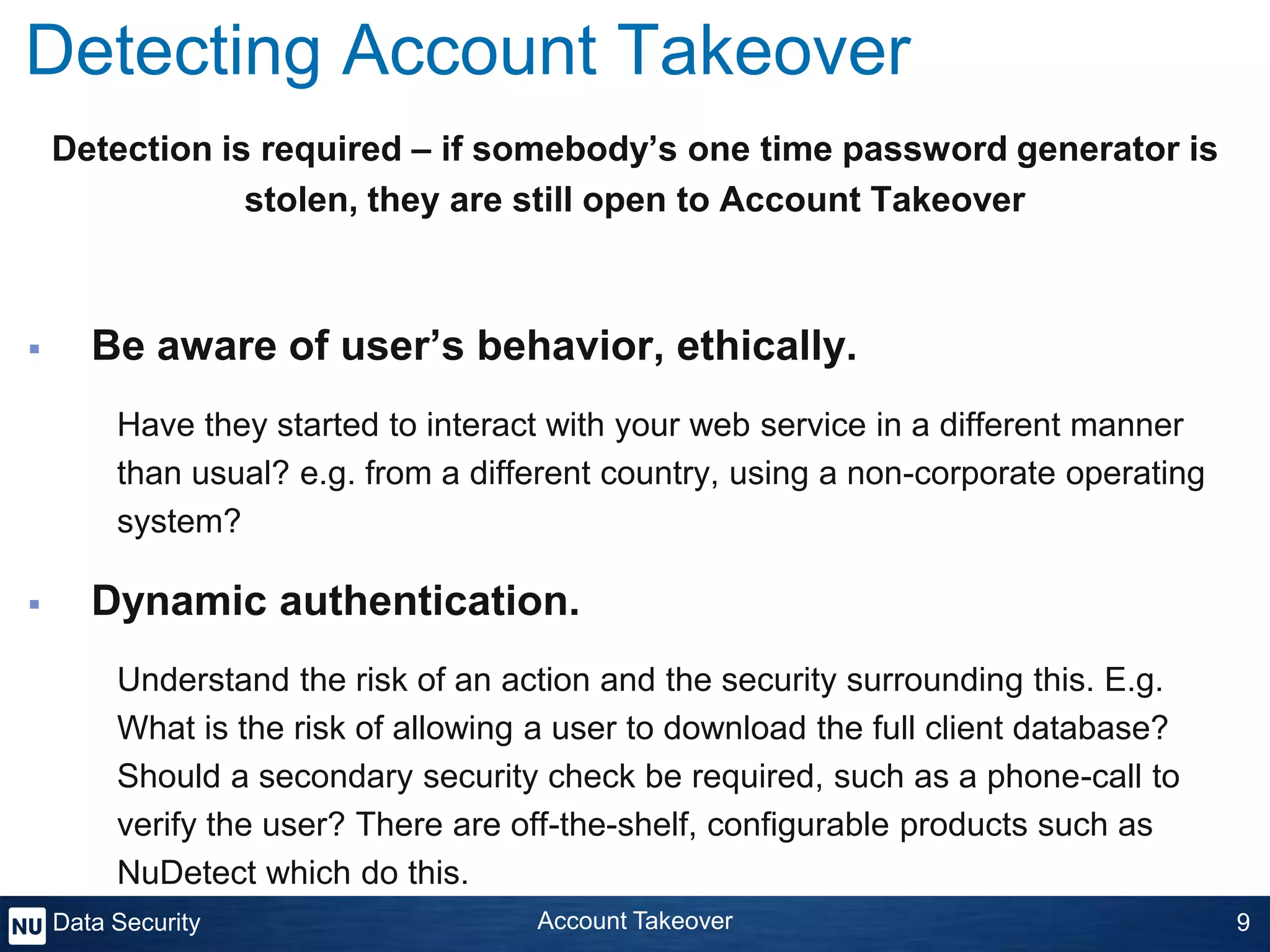 What is Account Takeover - An Introduction to Web Fraud | PPTX