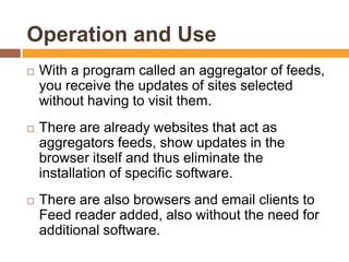 What is atom rss feed | PPTX