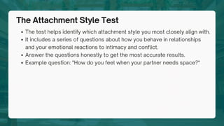 What is Attachment Styles: A Test for Self-Discovery? | PDF