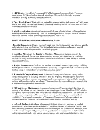 What is Attendance Management System and it features.pdf