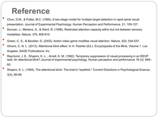 What is attentional blink | PPTX