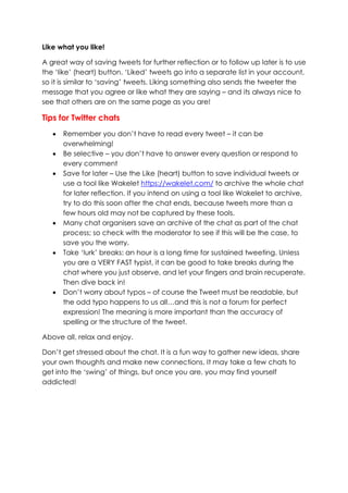 What is a Twitter Chat? | PDF