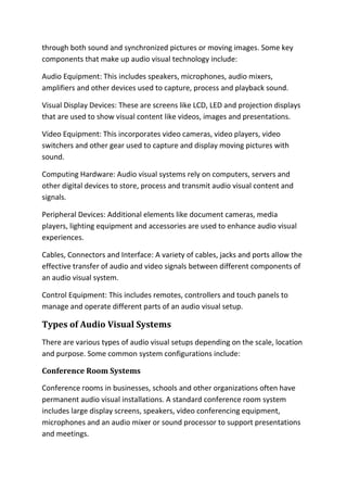 What is Audio Visual Technology.pdf