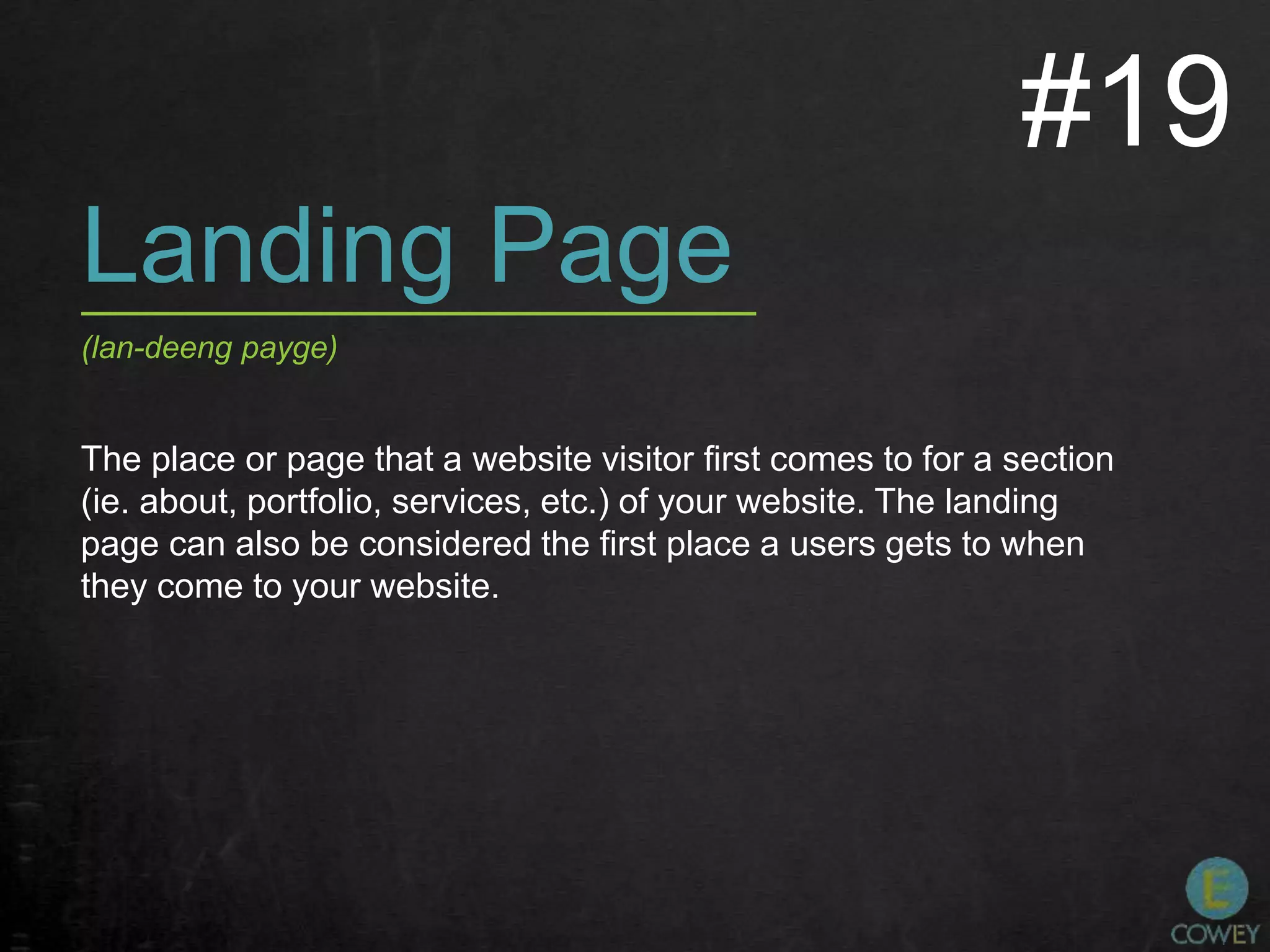 What is a URL 101 and Other Web Definitions | PPTX