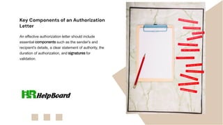 What is authorization letter , Writing an Authorization Letter | PPT