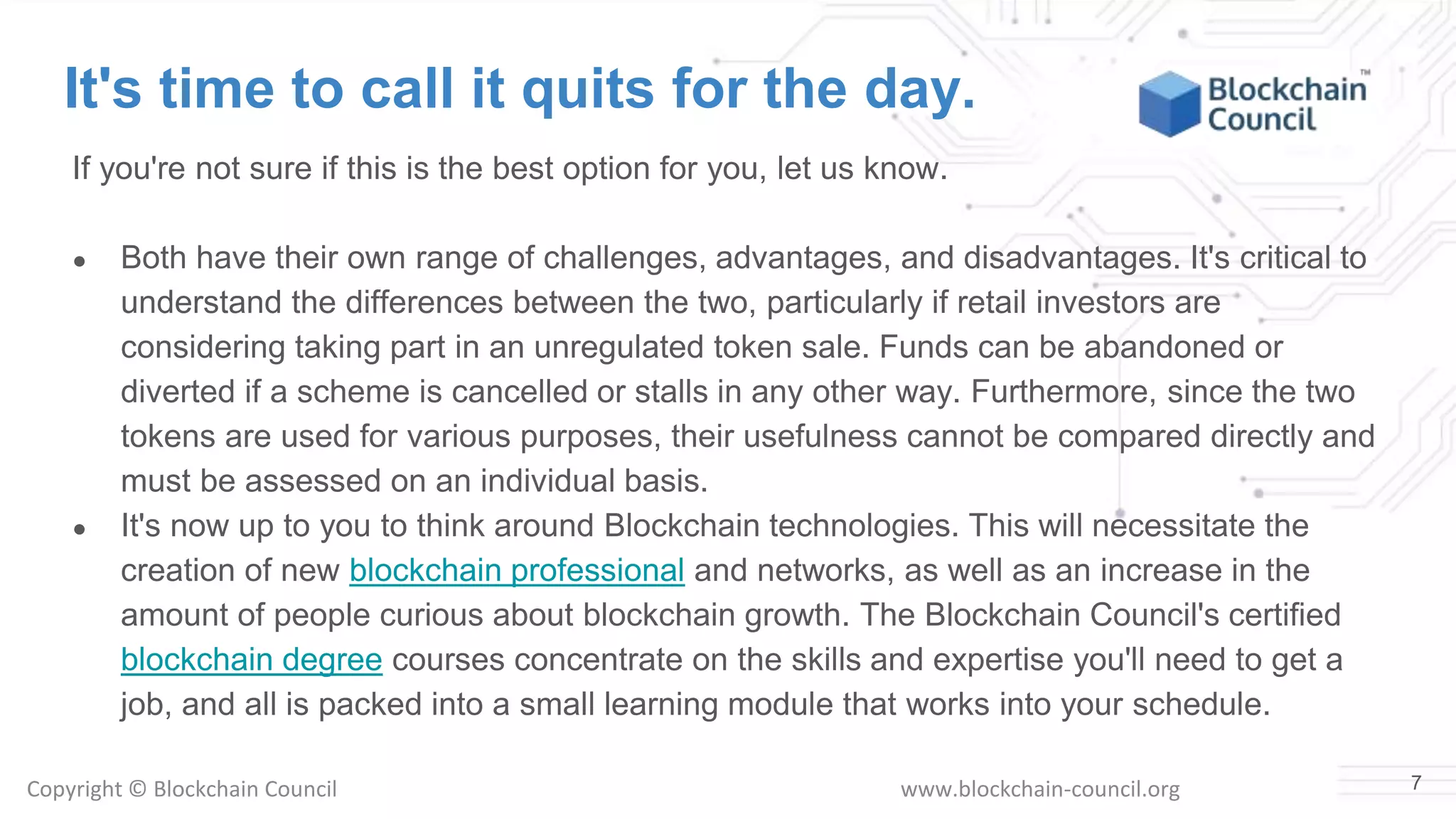 What is a Utility Token and how does it function? What sets it apart ...