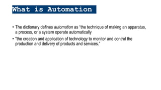 What is Automation meaning, examples.pptx