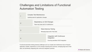 What is Automation Functional Testing & Its Importance | PPTX