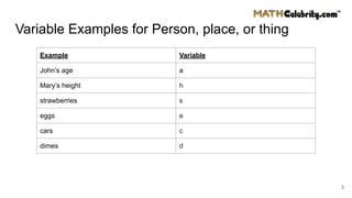 What is a variable | PDF