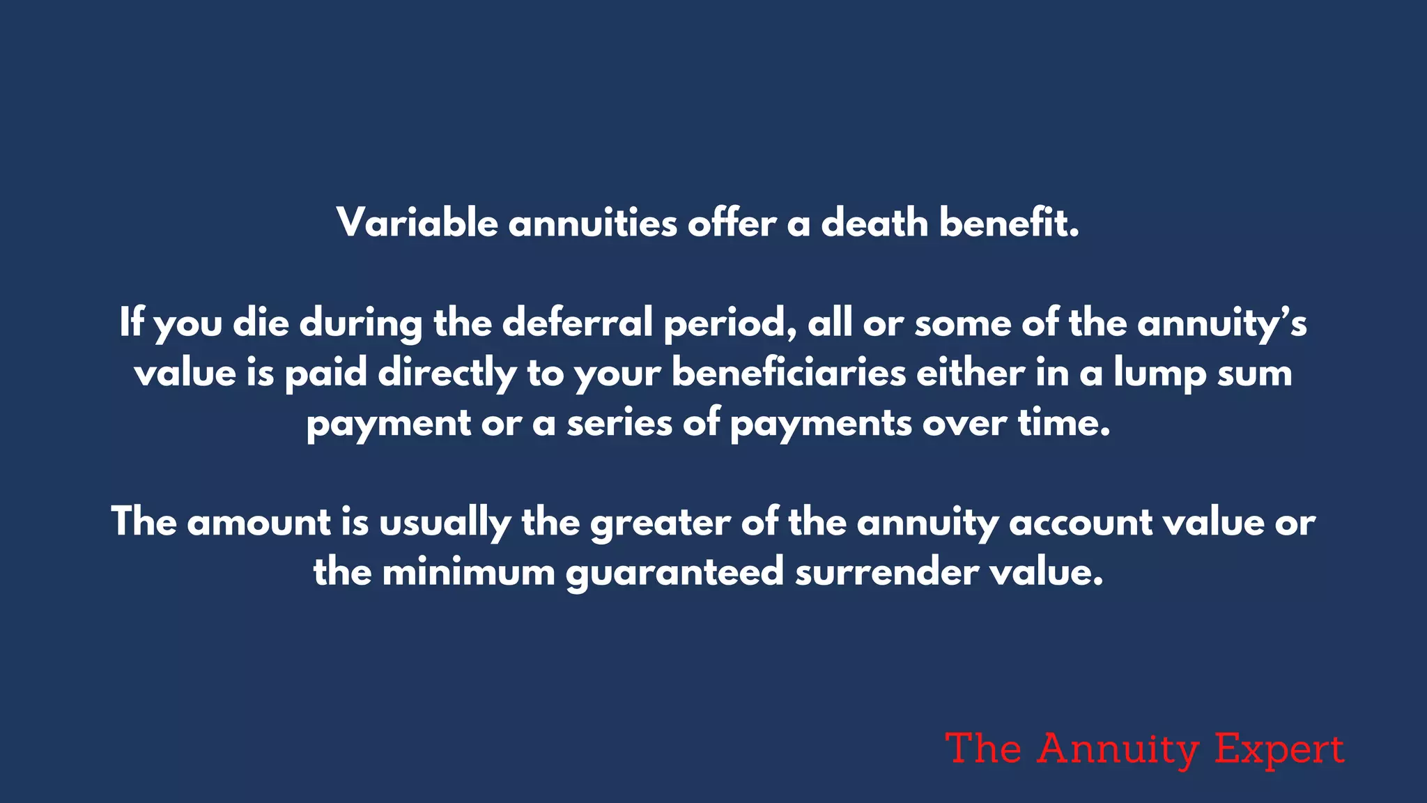 What is a Variable Annuity? | PPT
