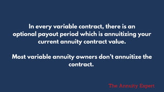 What is a Variable Annuity? | PPT