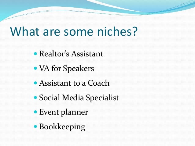 What Is A Virtual Assistant Niche