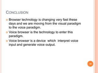 voice browser | PPTX