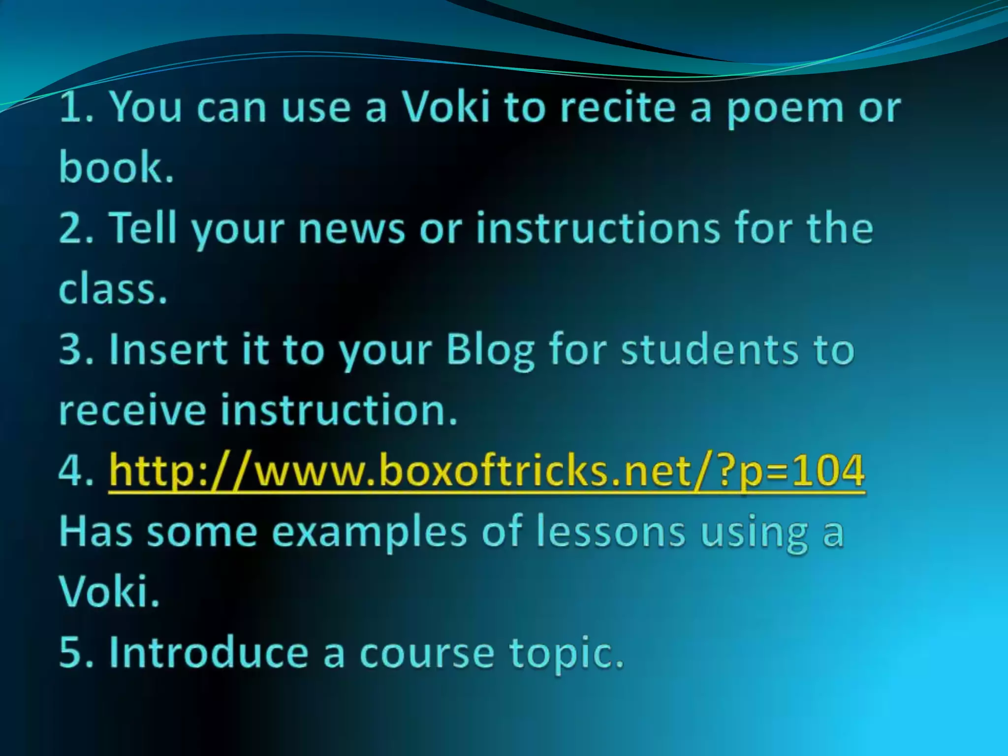 What Is A Voki | PPT