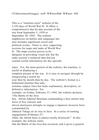 What is a Webography A webography (aka webliography) .docx | Internet ...