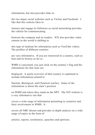 What is a Webography A webography (aka webliography) .docx | Internet ...