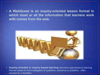 What is a web quest? | PPTX | Education