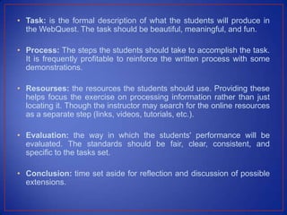 What is a web quest? | PPTX | Education