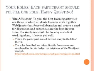 What is a web quest | PPT