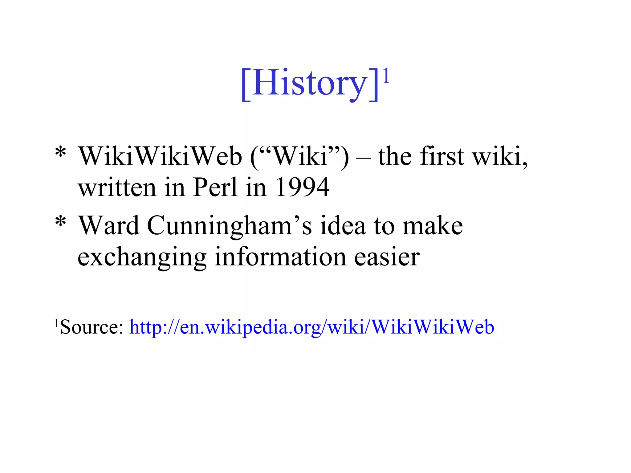 What Is A Wiki | PPT