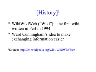 What Is A Wiki | PPT