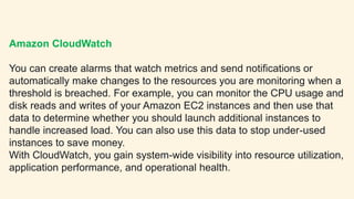 What is AWS Cloud Watch | PPTX