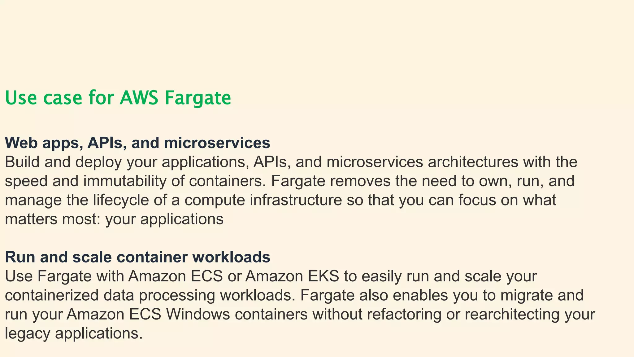 What is AWS Fargate | PPTX