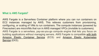 What is AWS Fargate | PPTX