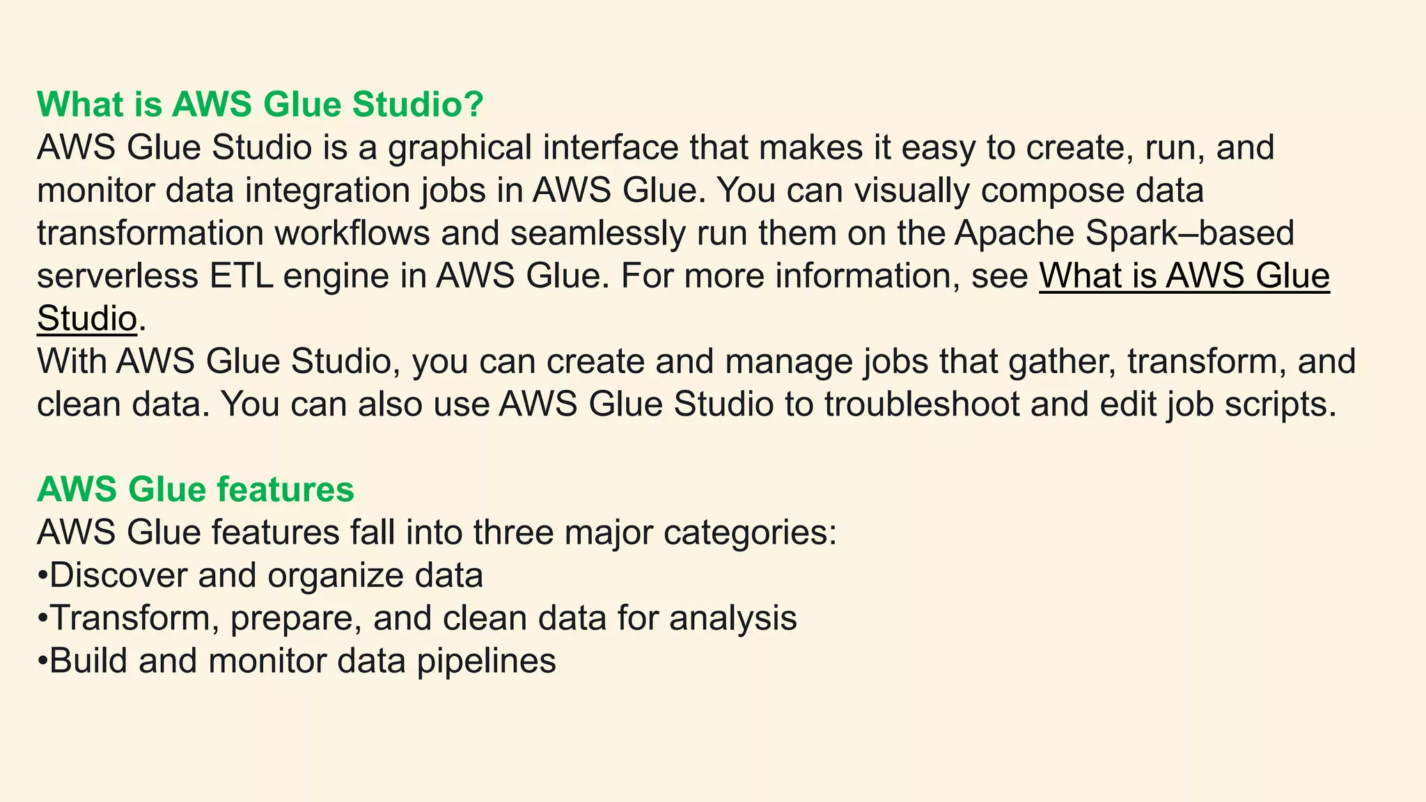 What is AWS Glue | PPTX