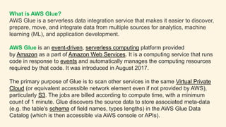 What is AWS Glue | PPTX