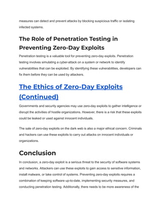 What is a Zero-Day Exploit Understanding the Threat of Unknown ...