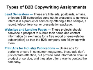 What is B2B Copywriting? | PPT