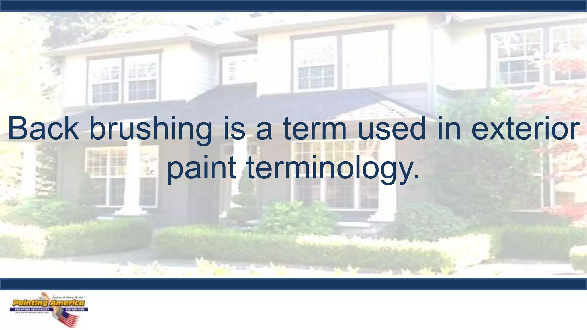 What is back brushing? | PPT