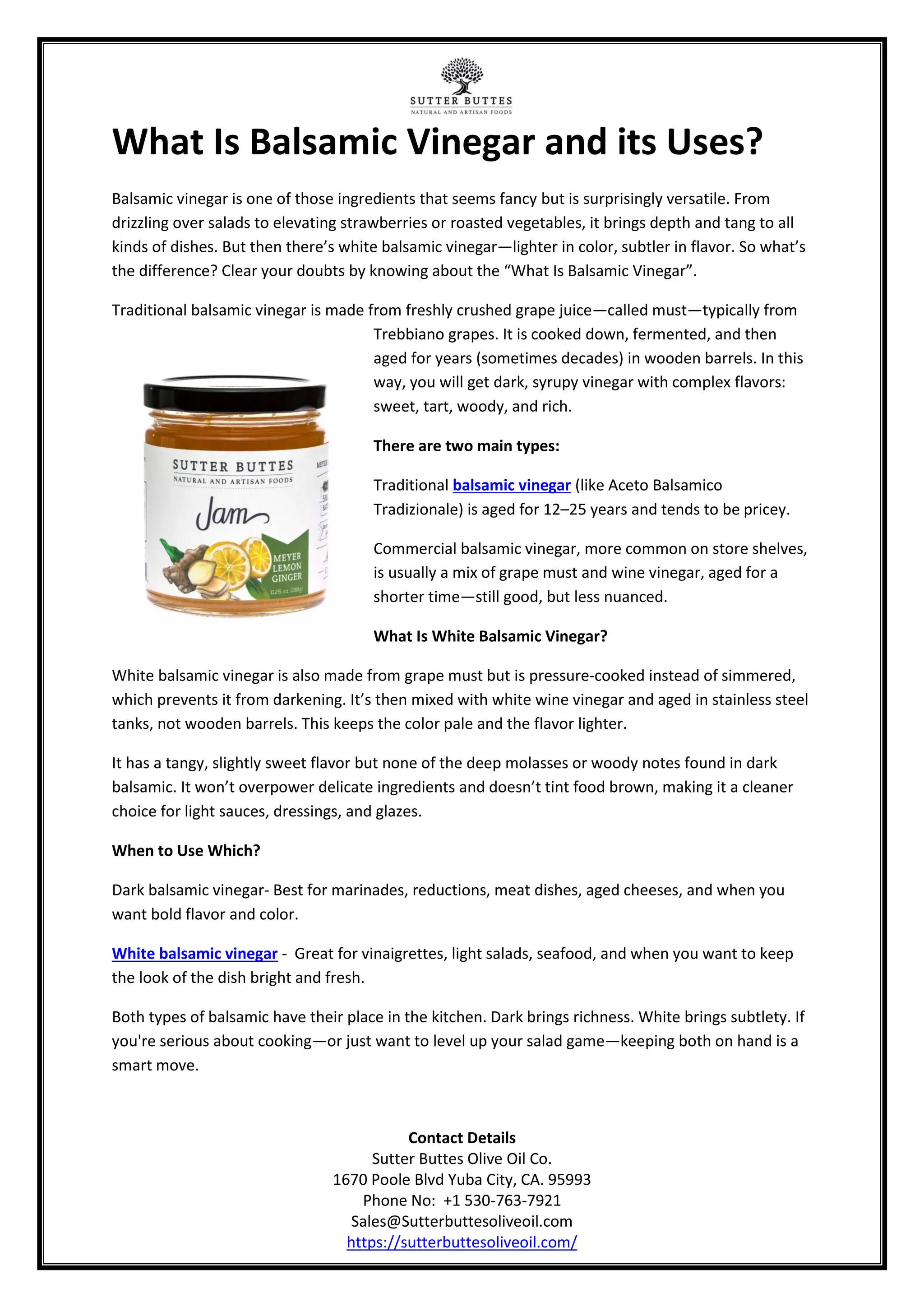 What Is Balsamic Vinegar and its Uses.pdf