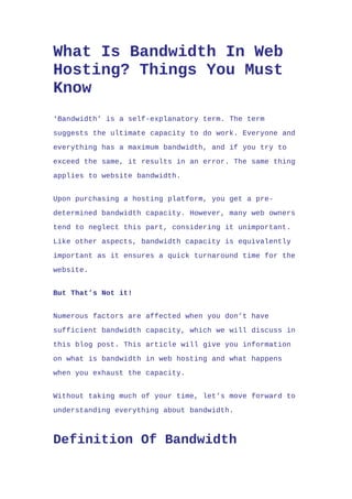 What Is Bandwidth In Web Hosting.pdf