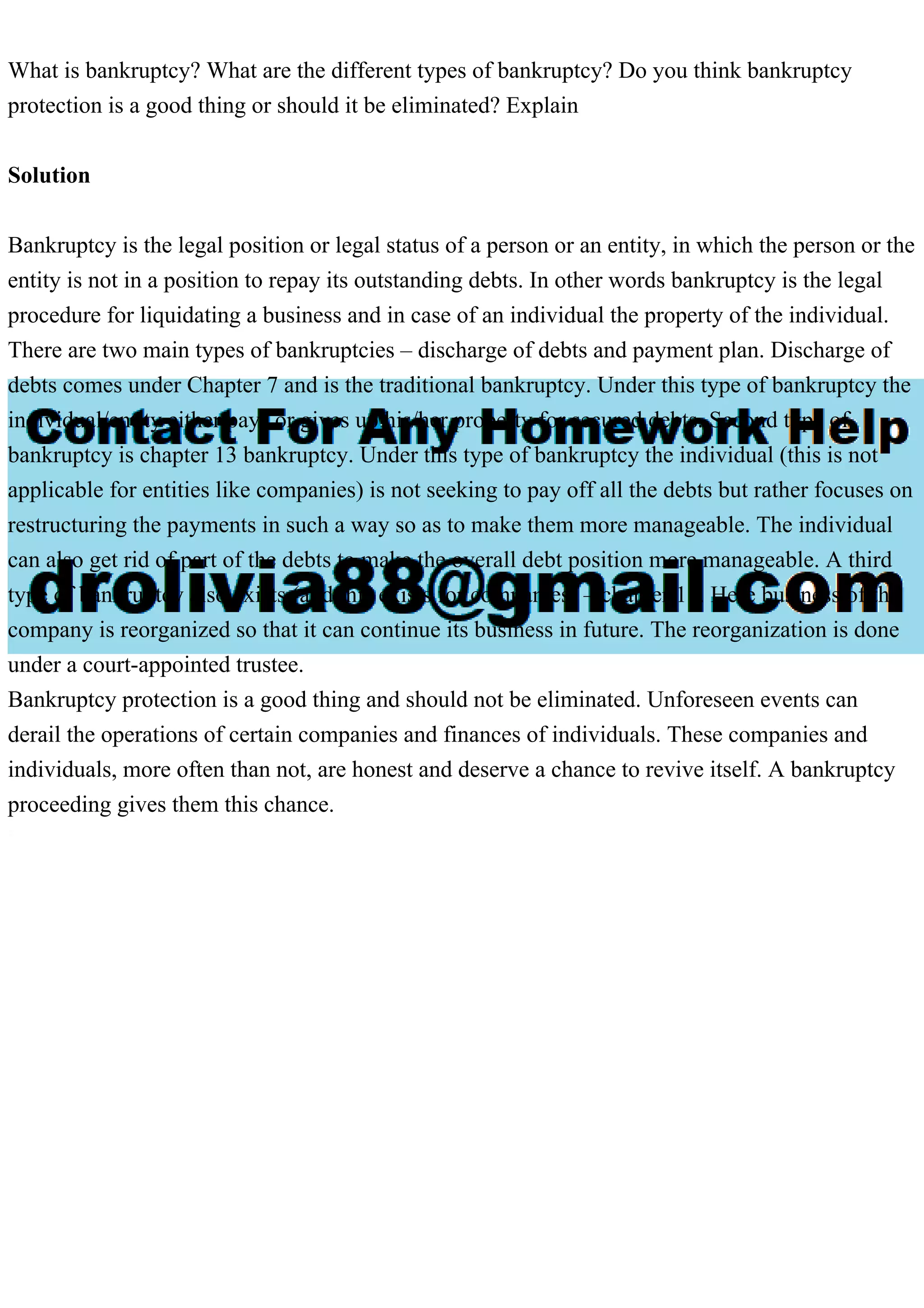What is bankruptcy What are the different types of bankruptcy Do y.pdf