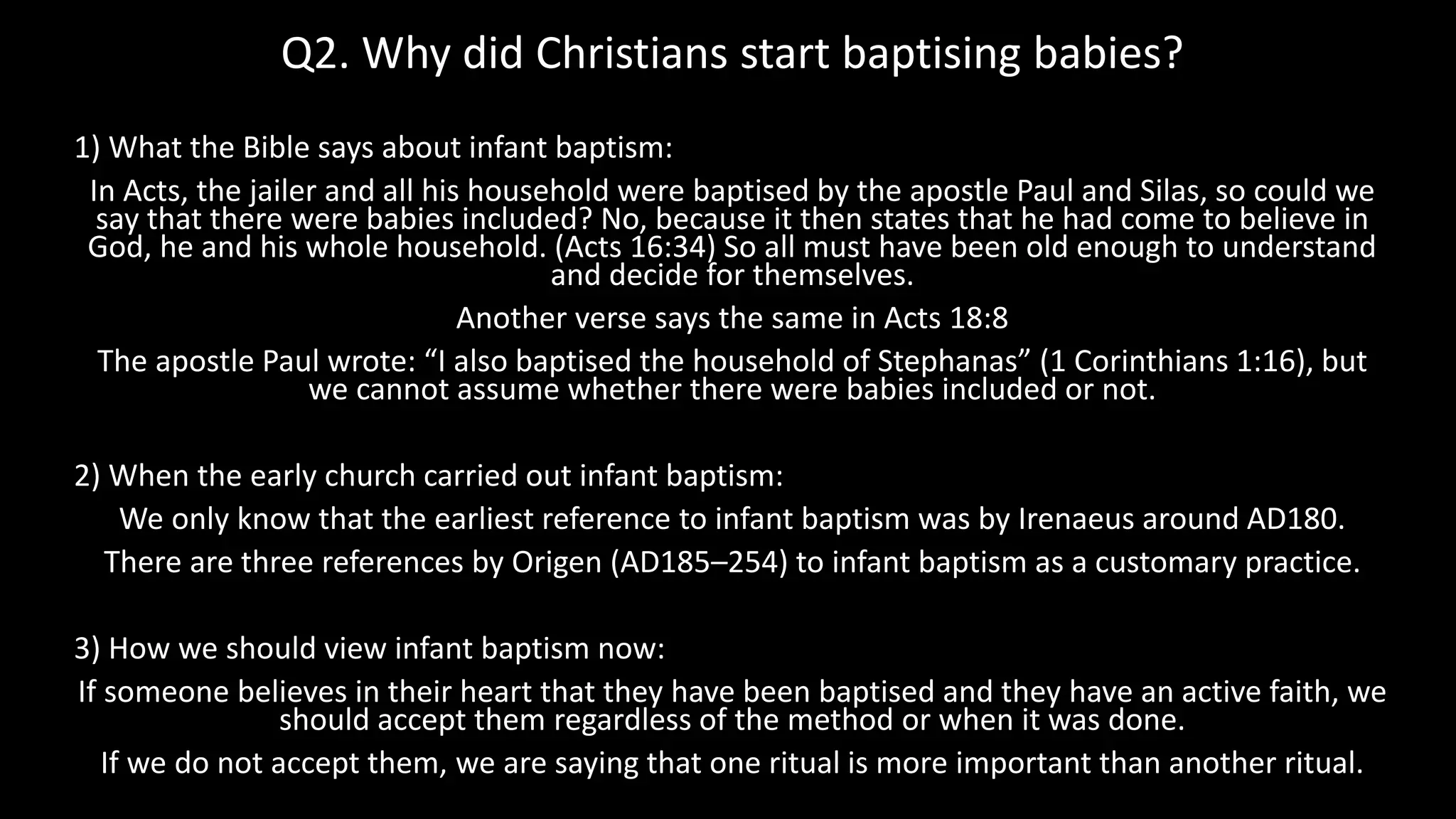 What is Baptism and Confirmation? Free Lesson Plan | PPTX