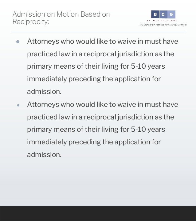 What is Bar Reciprocity and Which States Allow You to Waive Into the ...