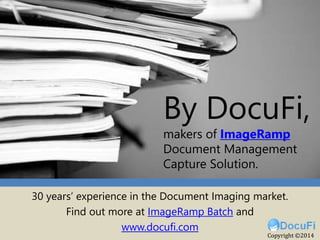 What is Batch Document Processing? A tutorial for document capture. | PPT