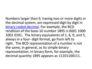 What is bcd number system | PDF